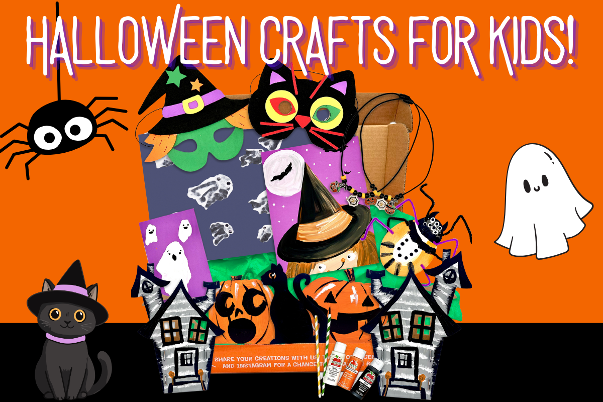 Easy Kids Halloween Crafts & Face Painting Kits – We Craft Box