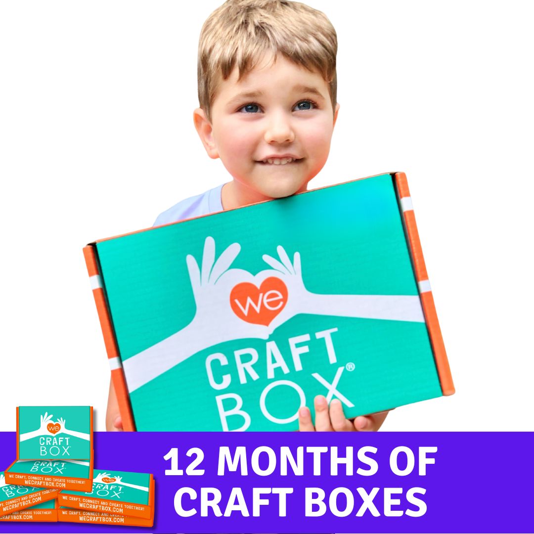 12-Month Kids Craft Subscription Box for Kids – We Craft Box