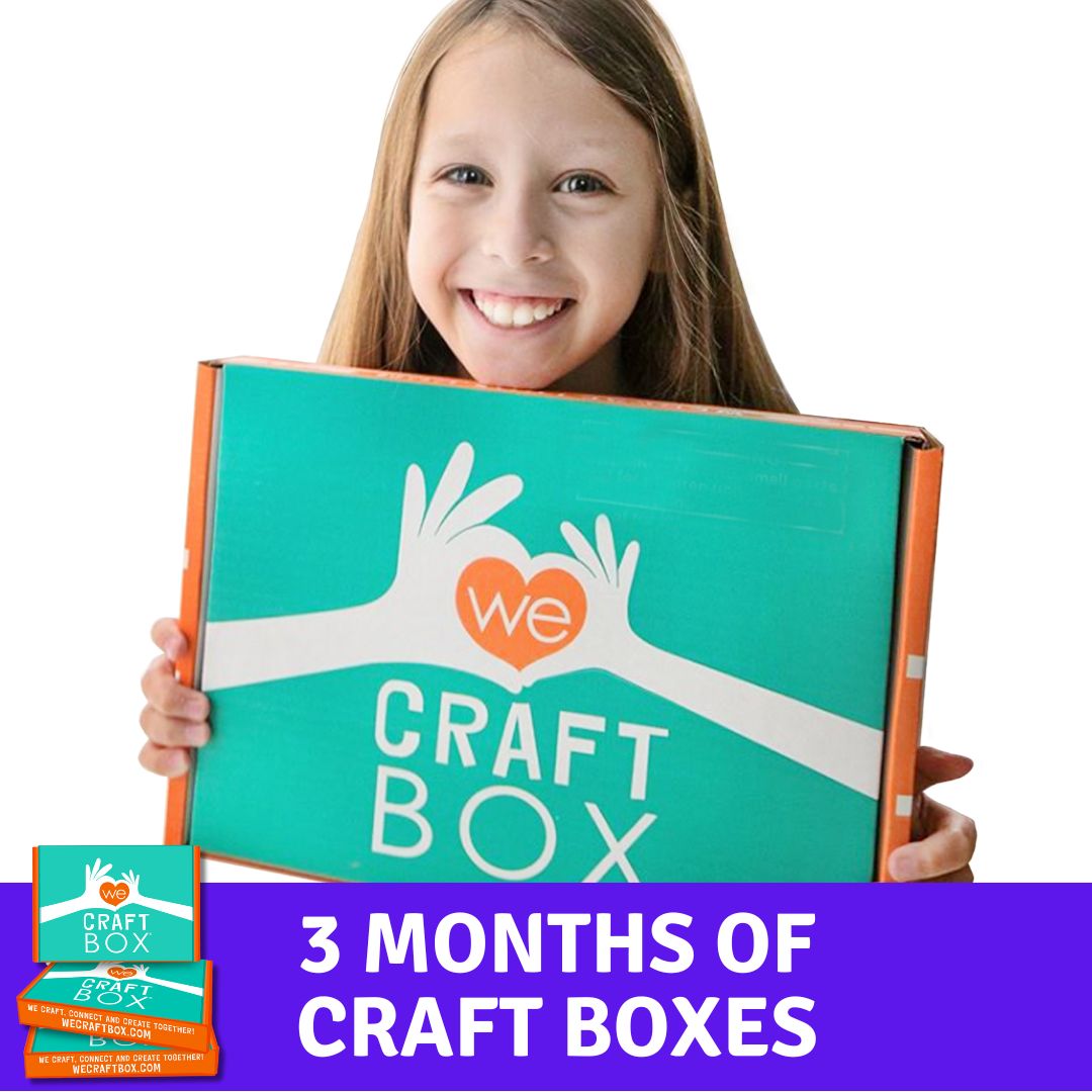 3-Month Kids Craft Subscription Box – We Craft Box
