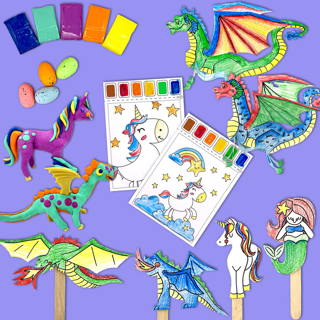 Mythical Creatures Craft Kit – Unicorns & More – We Craft Box