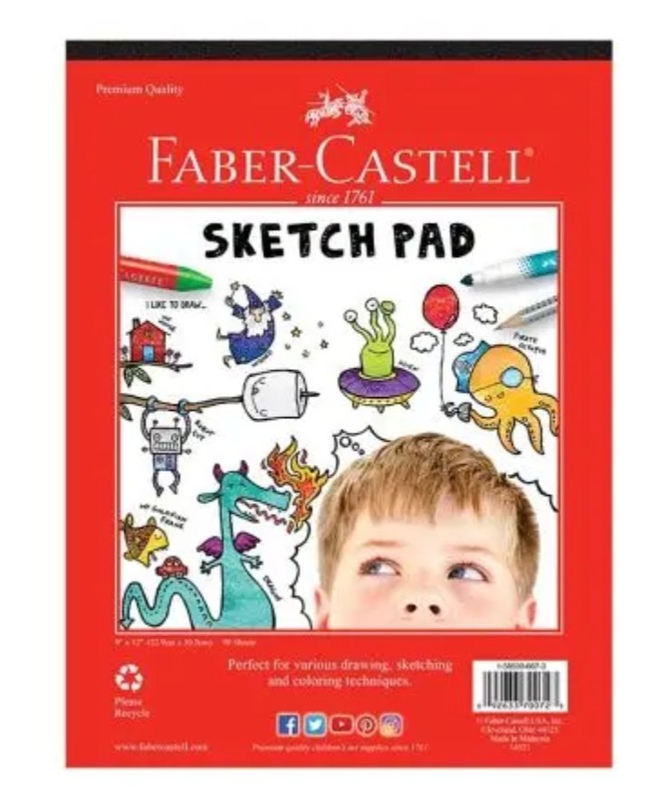 Faber-Castell Sketch Pad for Kids - Drawing Paper | We Craft Box