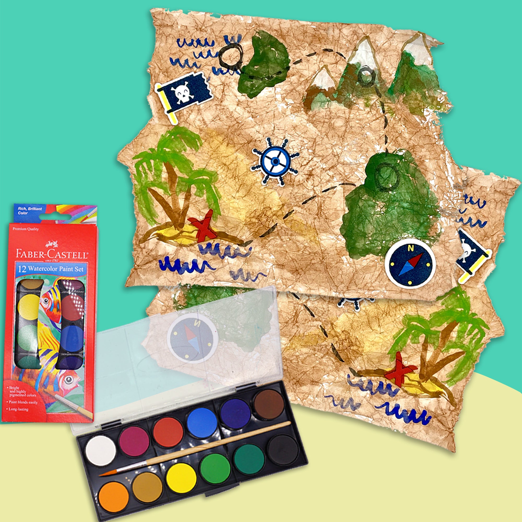 Pirates' Ocean Adventure Craft Kit – Pirate Crafts for Kids (Ages 3-9 ...